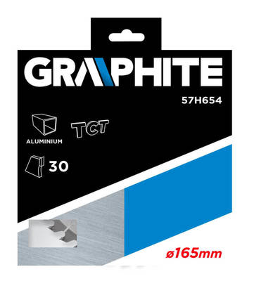 Smartools.sk - GRAPHITE 57H654 Pílový kotúč, spekaný karbid, 165 x 30 ...